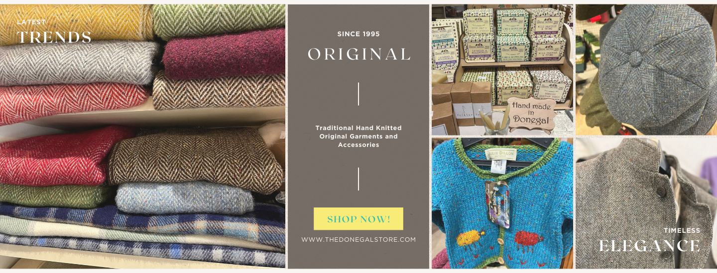 The Donegal Shop - Authentic Irish Knitwear & Aran Sweaters